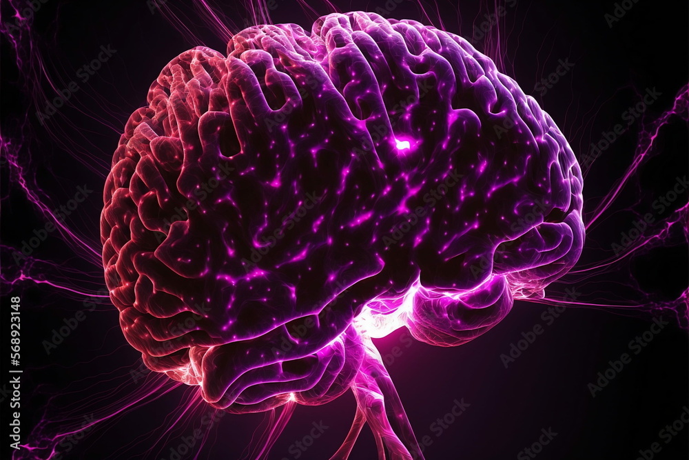 A collection of AI Generated Magenta Images showing magenta style color ...