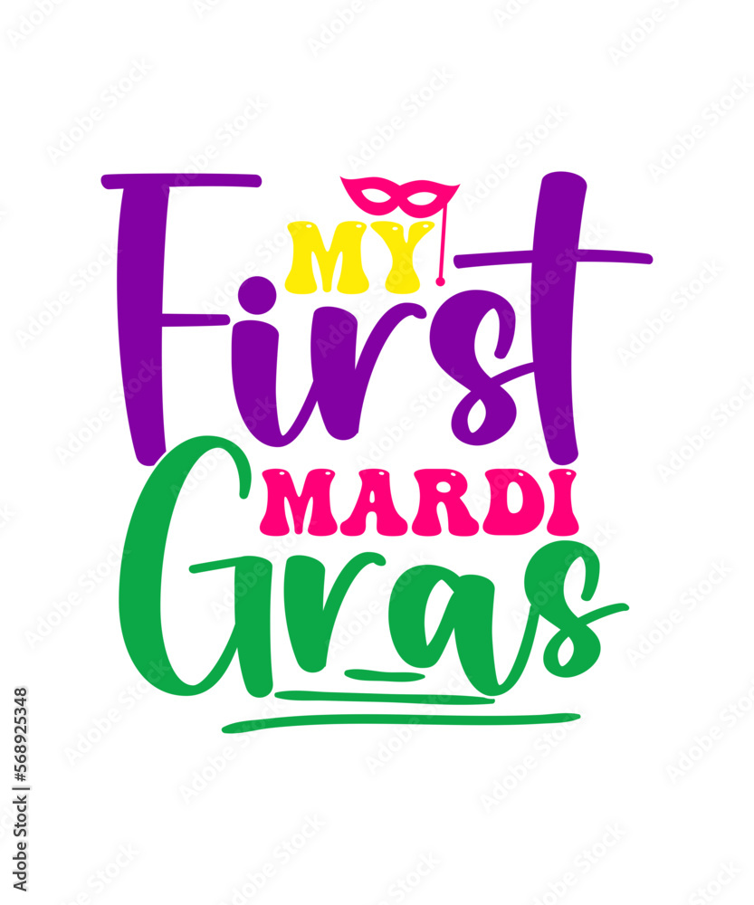 Mardi Gras Squad SVG, Mardi Gras Svg Bundle, Fat Tuesday Carnival Svg ...