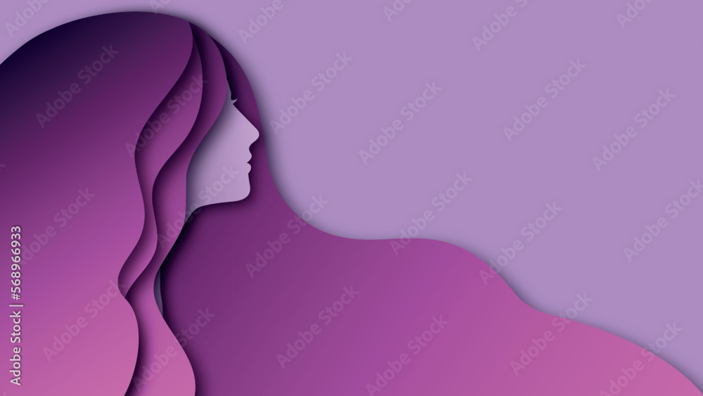Banner 8 de marzo, ilustración vectorial del Día Internacional de la ...