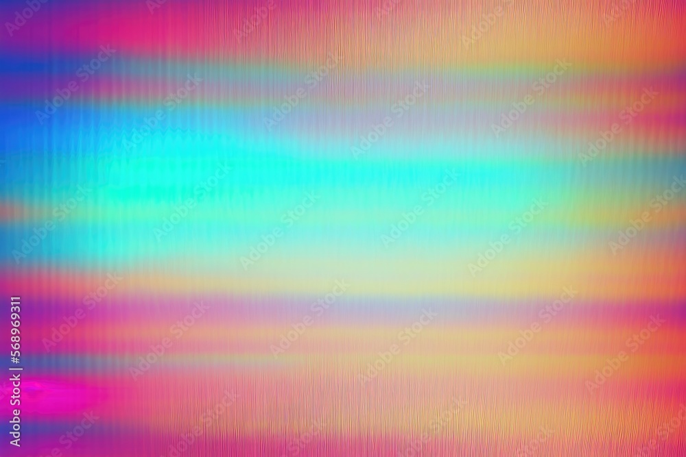 Abstract illustration of distorted tv test color bars. Glitch effect ...
