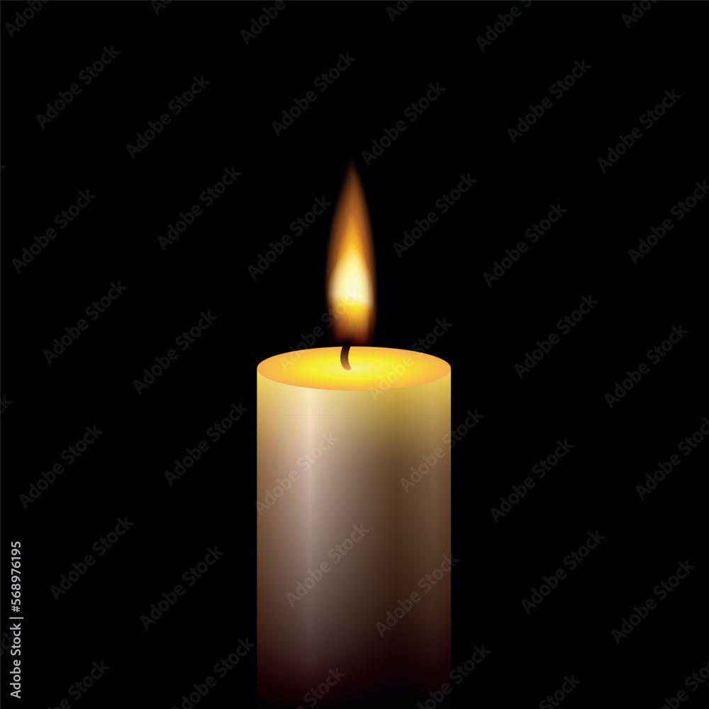 Burning Candle, condolence obituary message, template RIP memorial ...