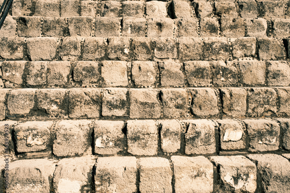 original stairs of the pyramid of the sun in teotihuacan Stock Photo ...