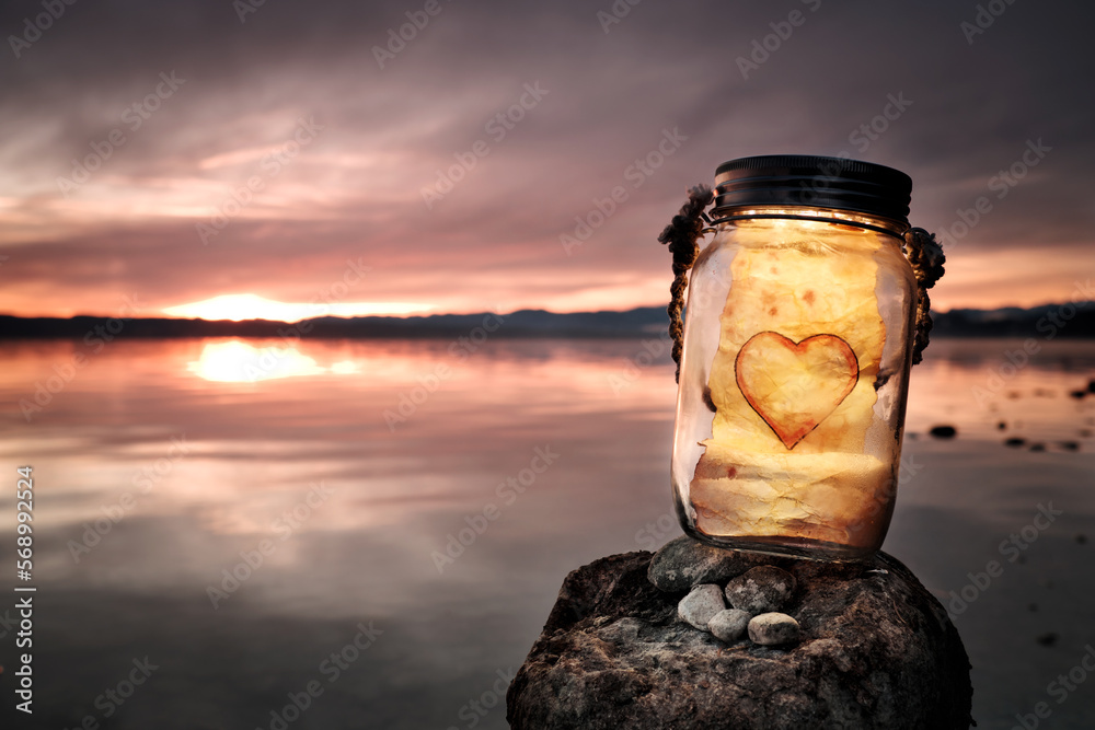 forgotten heart, broken heart, verlorenes Herz, einsames Herz, Message ...