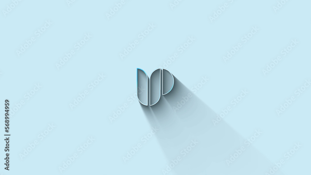 Minimal Shadow Logo Text Full Frame Title Stock Template | Adobe Stock