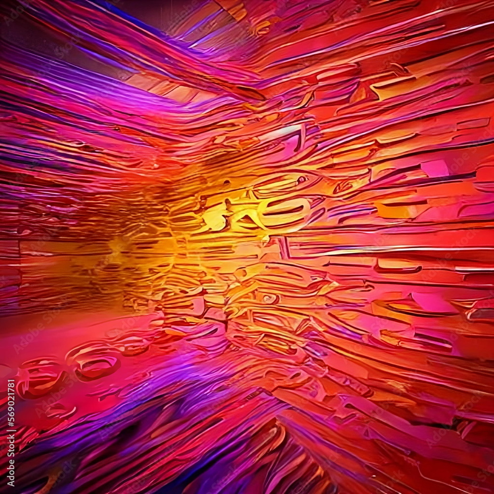 red glass light abstract digital illustration concept 4K HD, very ...