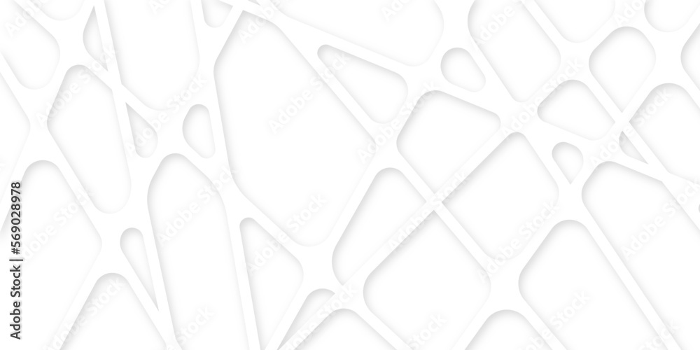 Abstract of white architectural structure pattern, Concept of future ...