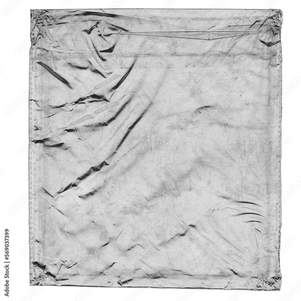 Wrinkled plastic wrap texture on transparent background wallpaper ...