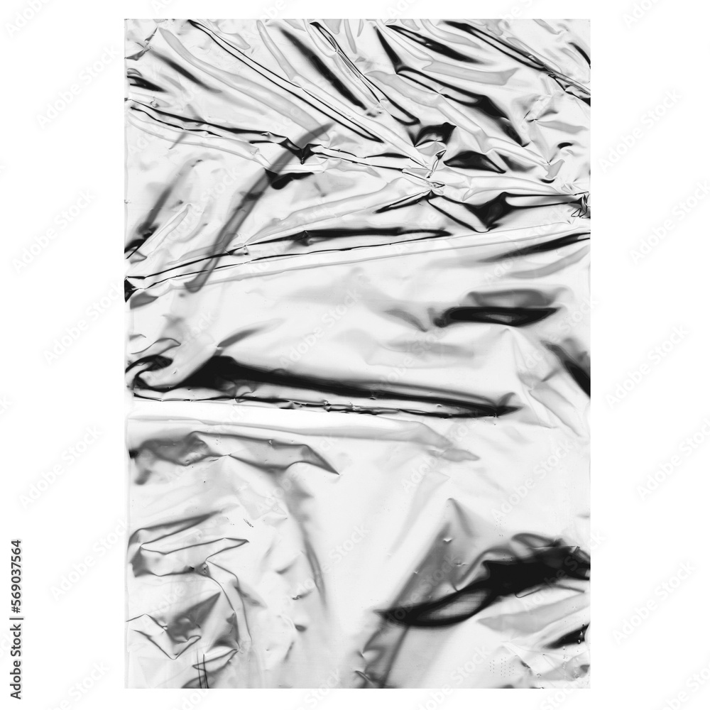 Wrinkled plastic wrap texture on transparent background wallpaper ...