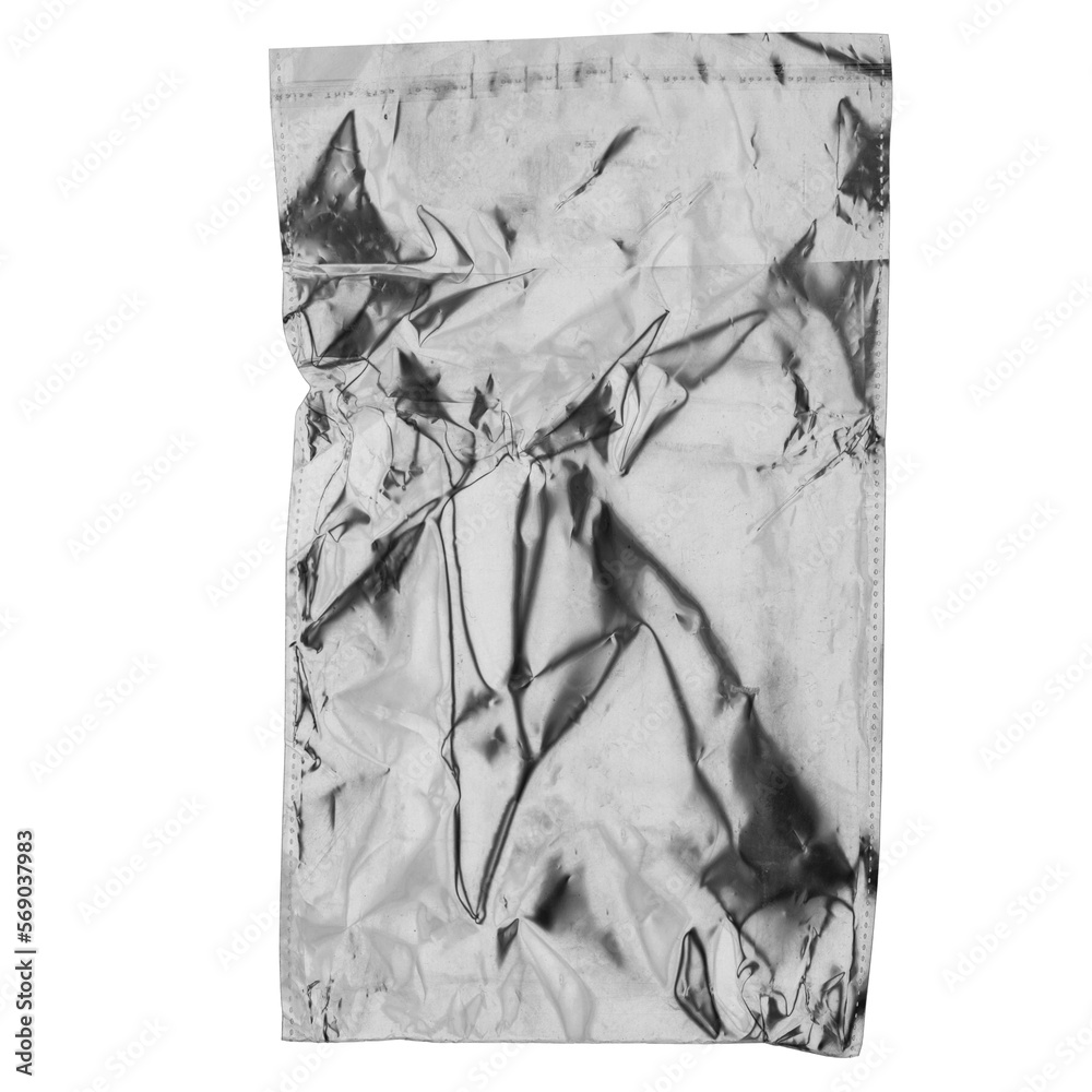 Wrinkled plastic wrap texture on transparent background wallpaper ...