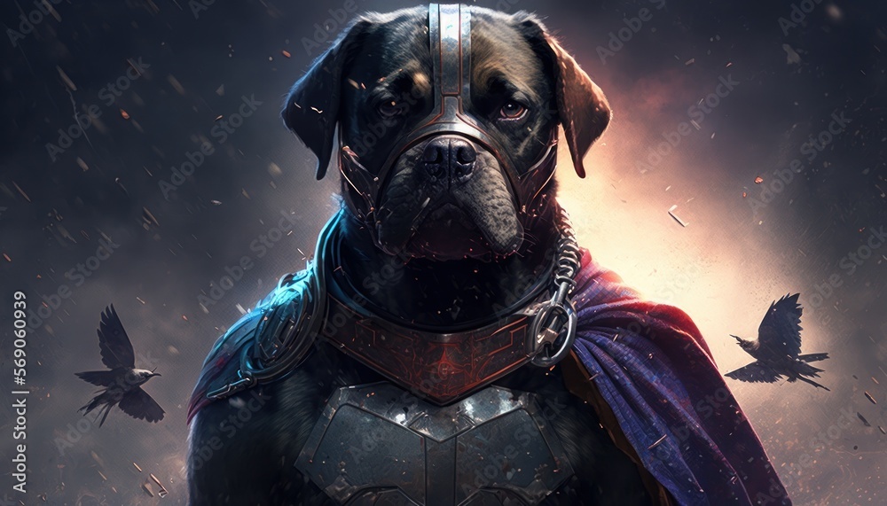 Creative 4k high resolution wallpaper art of a dog inspired by game ...