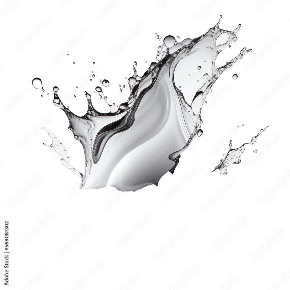 Water splash on transparent background. Splashing of water. Water ...