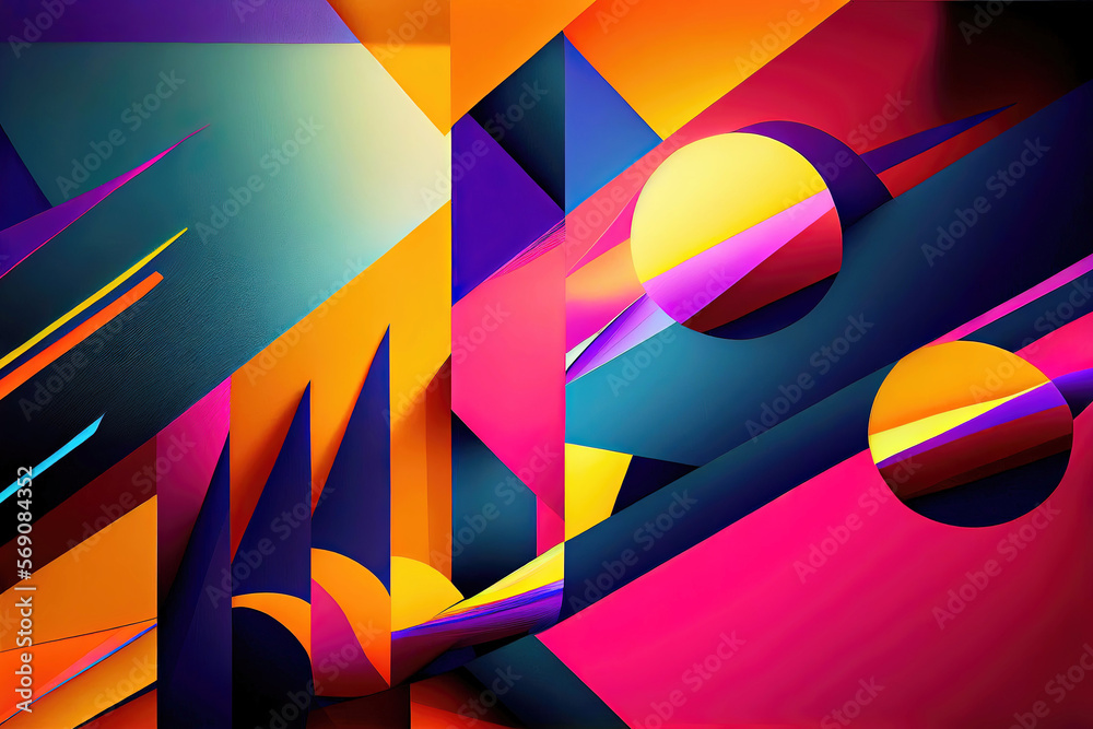 Abstract modern contemporary wallpaper background illustration ...
