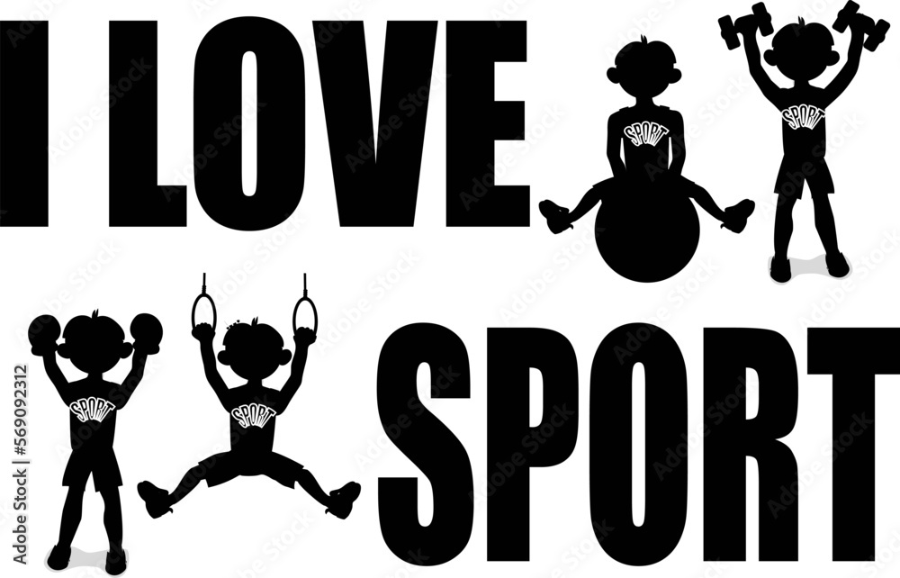 sporty, boy, trains, gym, gymnastic rings, gymgastic ball, fitness ...