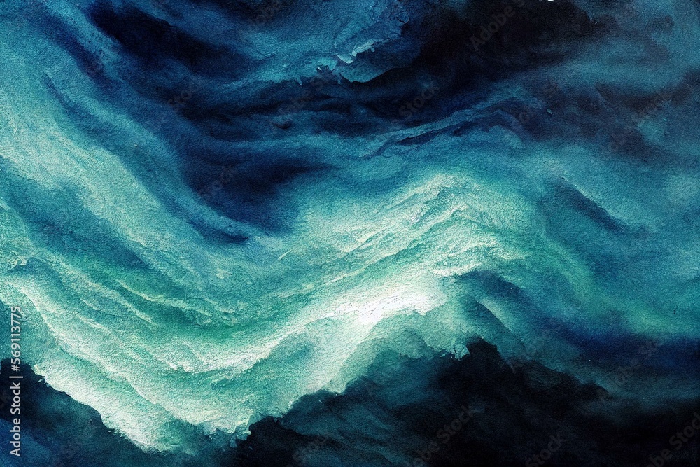 Soft Dark Blue Abstract