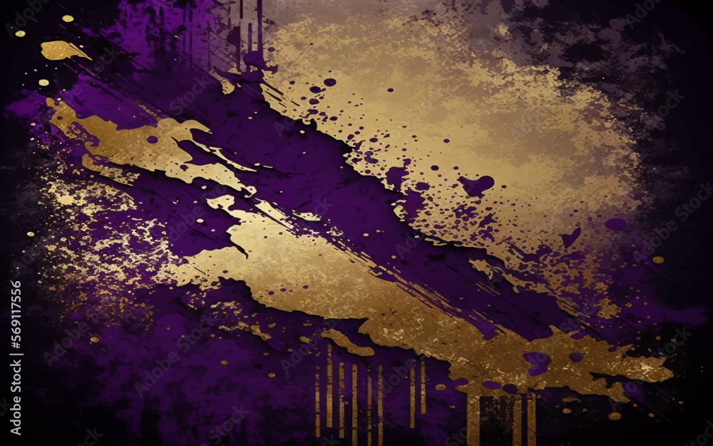 beautiful purple and gold colorful texture background design. Luxury ...