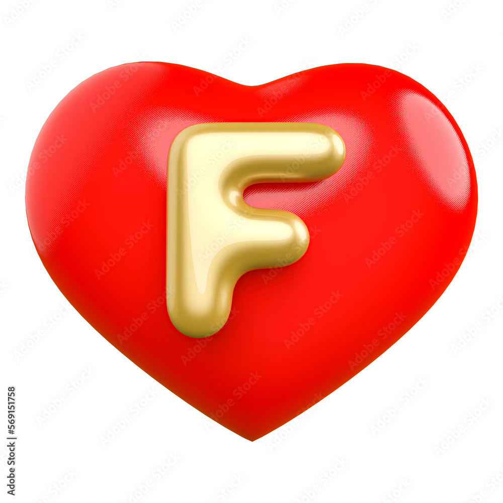 Love F Alphabet