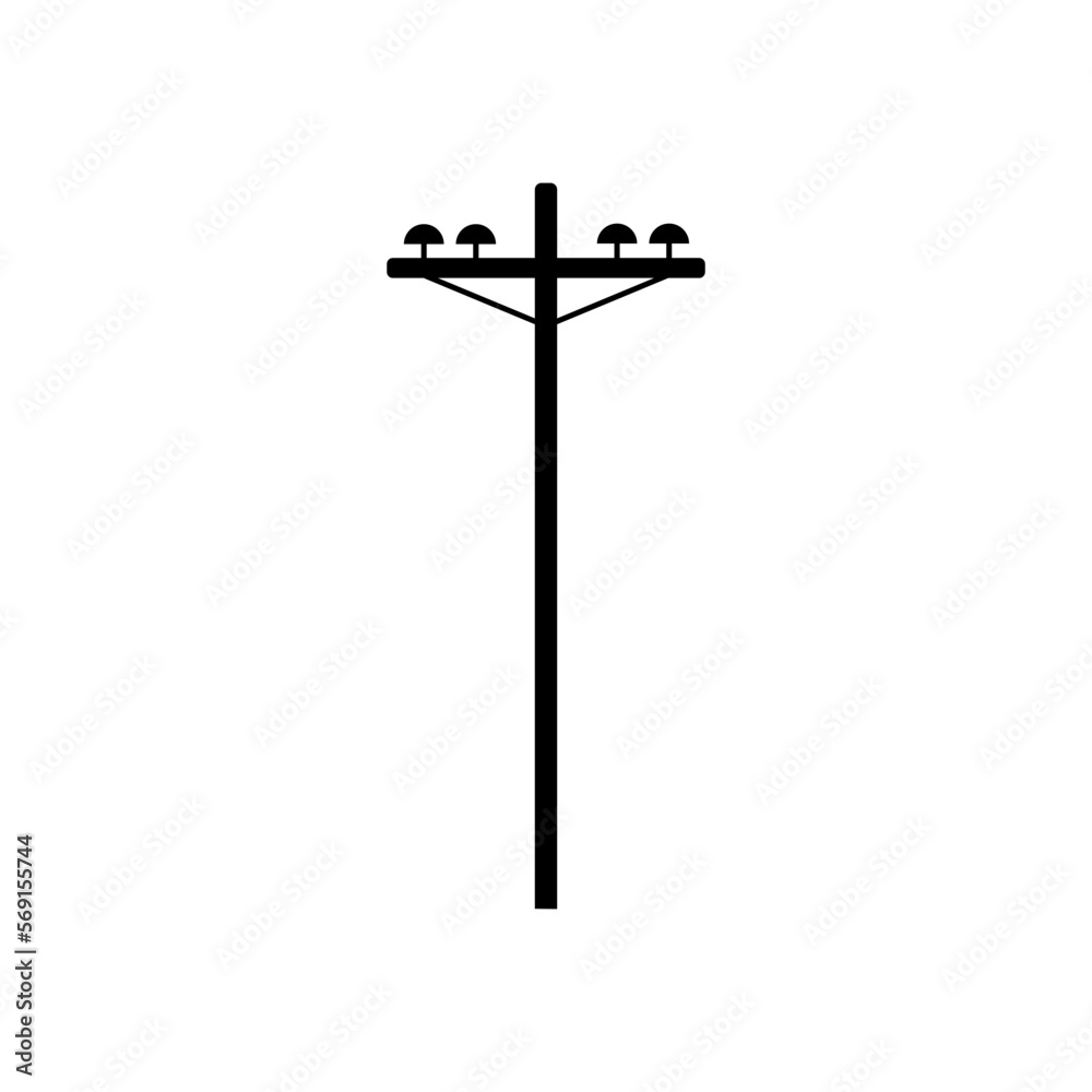 Electricity Tower icon vector set. Transmission Tower illustration sign ...