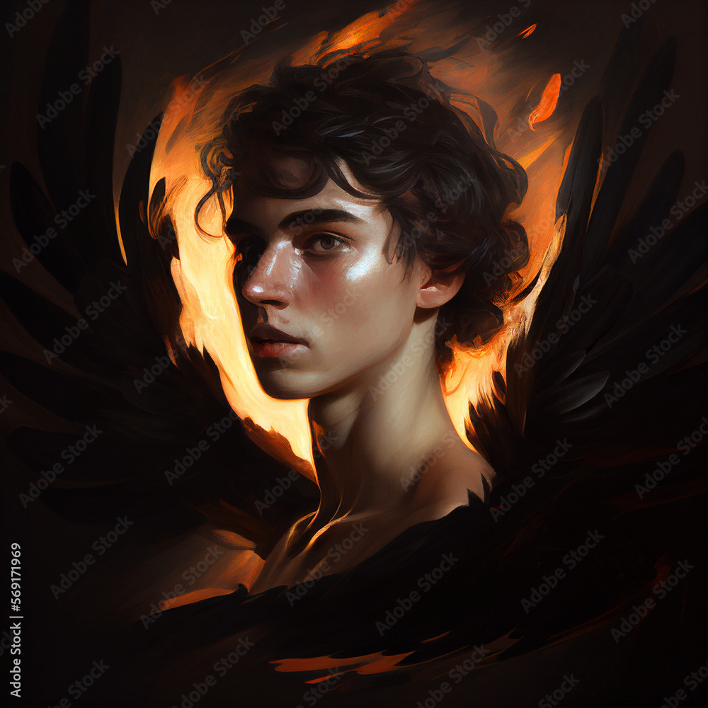 Phoenix Fire Sun Spirit Mythology Immortal Character Red Orange Yellow ...