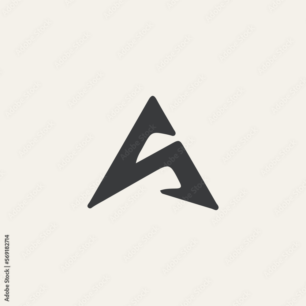 AS logo design icon designs Stock Vector | Adobe Stock