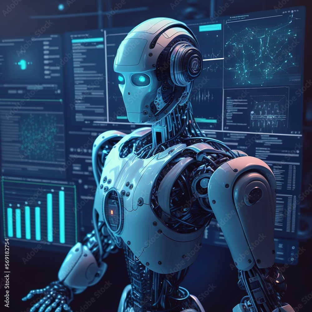 Metaverse of AI. Artificial intelligence data analysis technology and ...