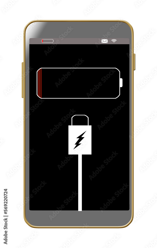 Here is an illustration about charging a cell phone battery. Screen ...