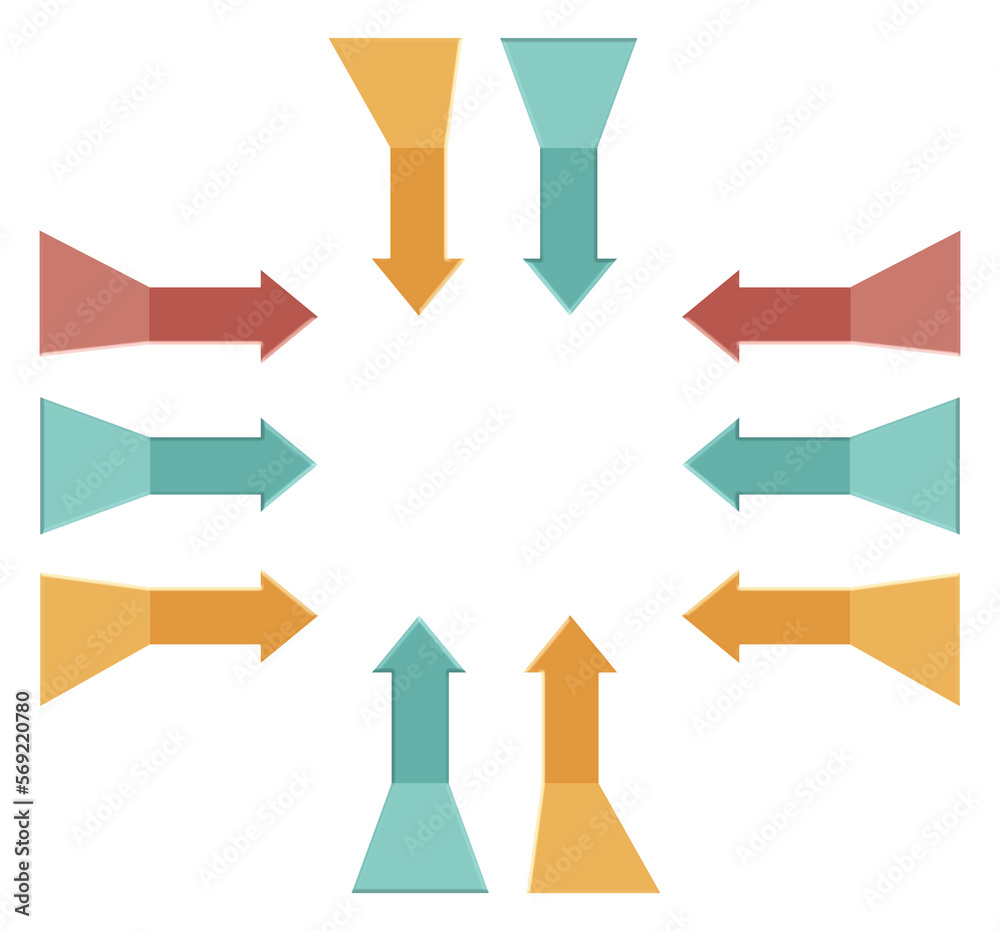 Arrows point and come in handy to make a point in an illustration. Here ...