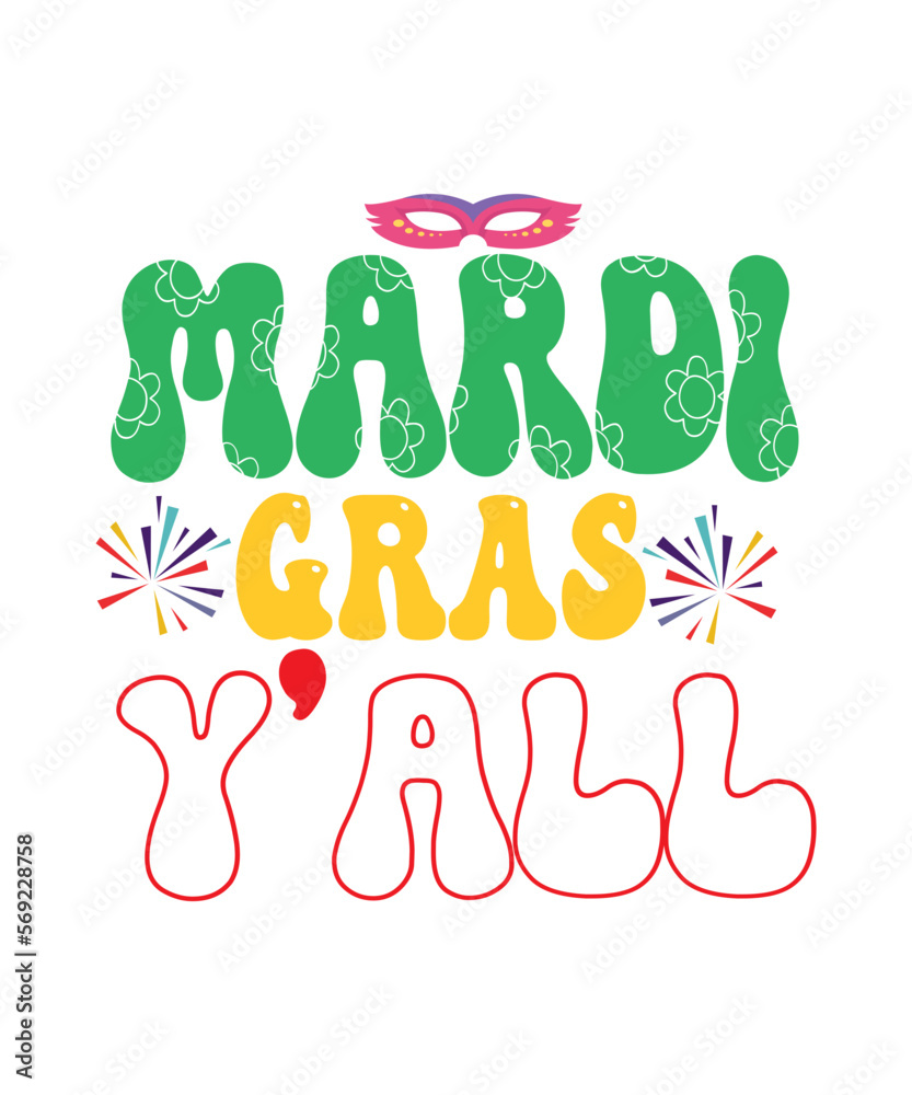 Mardi Gras SVG Bundle, Mardi Gras Clipart, Carnival mask silhouette ...