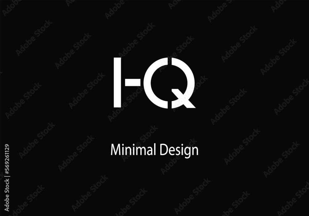 Alphabet HQ monogram logo design. Alphabet HQ. HQ vector logo. Modran ...