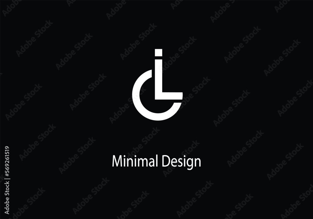 Vetor de Alphabet IG monogram logo design. Alphabet IG. IG vector logo ...