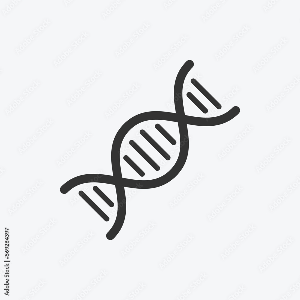 Chemical dna icon. science technology. symbol medicine. vector ...