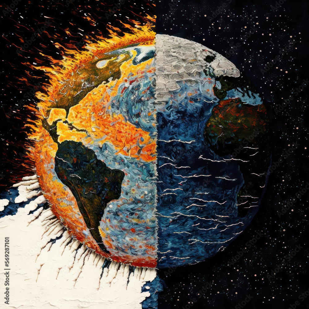 AI El Calentamiento Global en Imágenes: Una Mirada a la Crisis ...