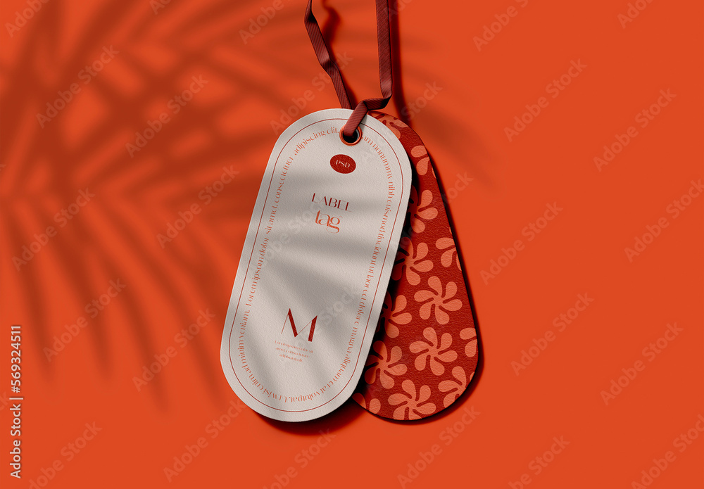 Clothes Tag Mockup Stock Template | Adobe Stock