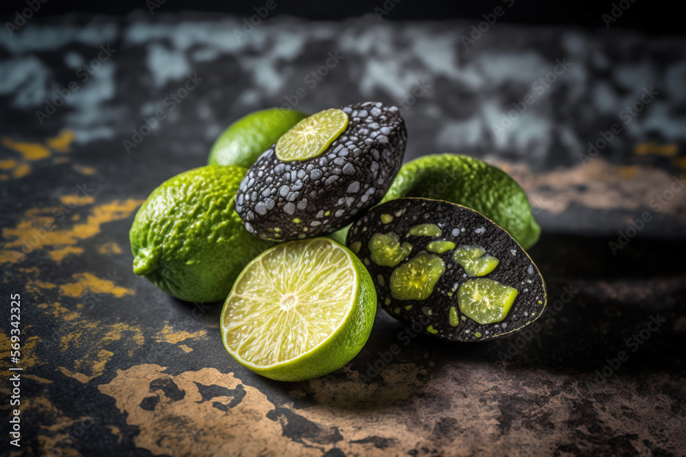 Australian finger limes, sometimes known as caviar limes, are edible ...