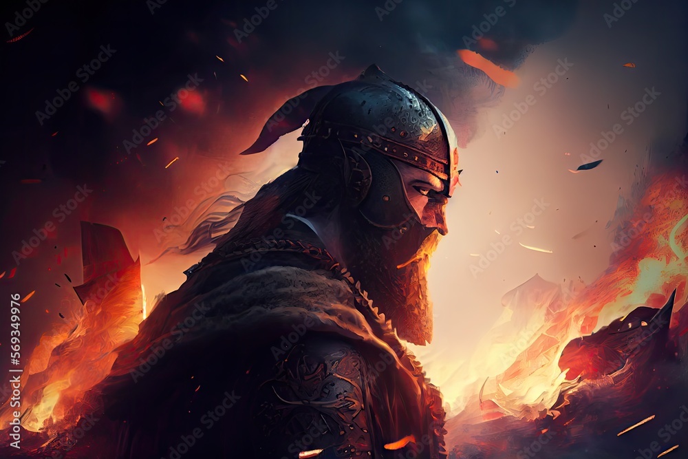 Viking warriors, generals, and Normans fought fiercely at the Battle of ...