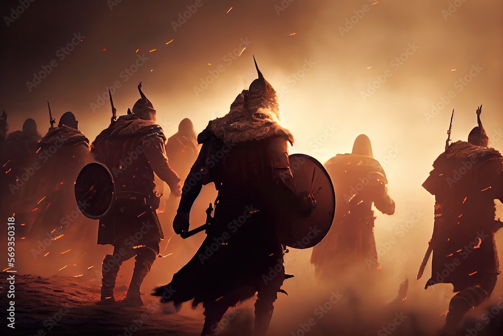 Viking warriors, generals, and Normans fought fiercely at the Battle of ...
