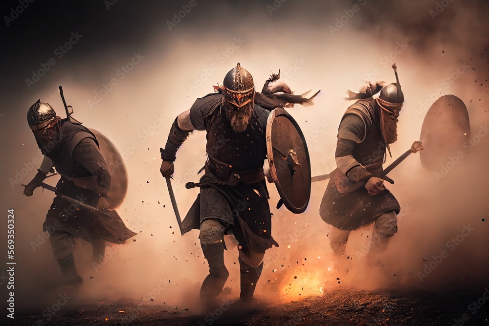 Viking warriors, generals, and Normans fought fiercely at the Battle of ...
