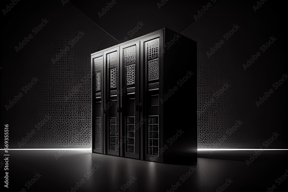 supercomputer,illstration generative ai content by Midjourney Stock ...