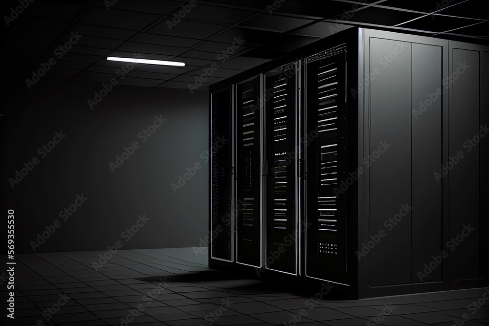 supercomputer,illstration generative ai content by Midjourney Stock ...