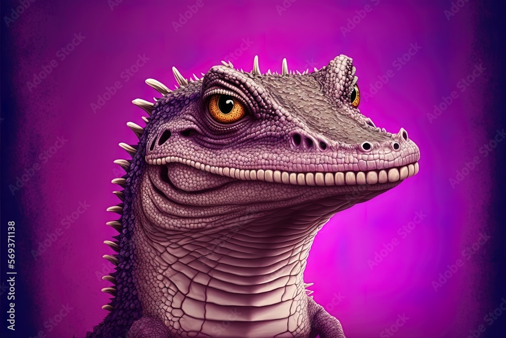 Osteolaemus tetraspis, also known as the African dwarf crocodile, broad ...