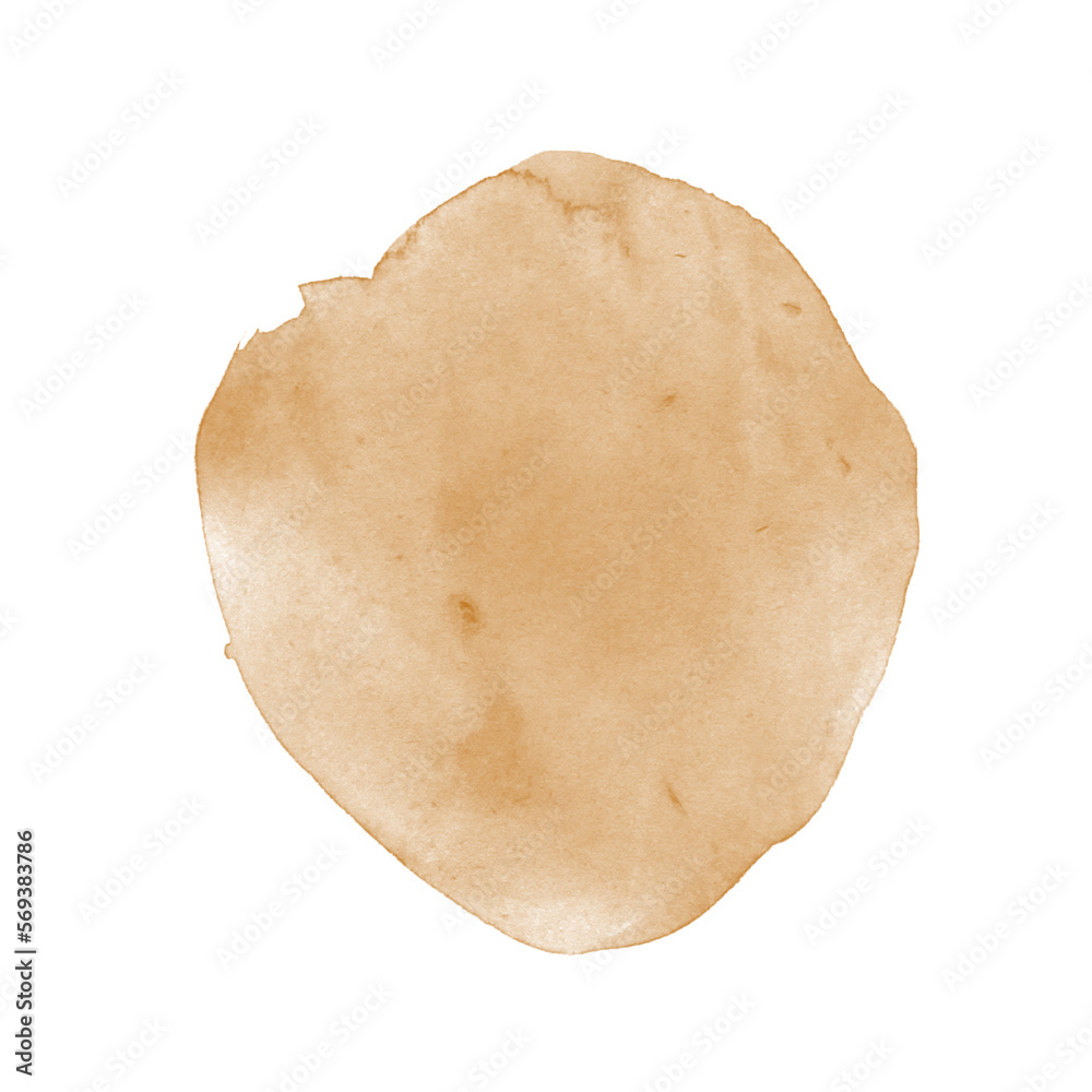 Coffee stains isolated on a transparent background. Royalty high ...