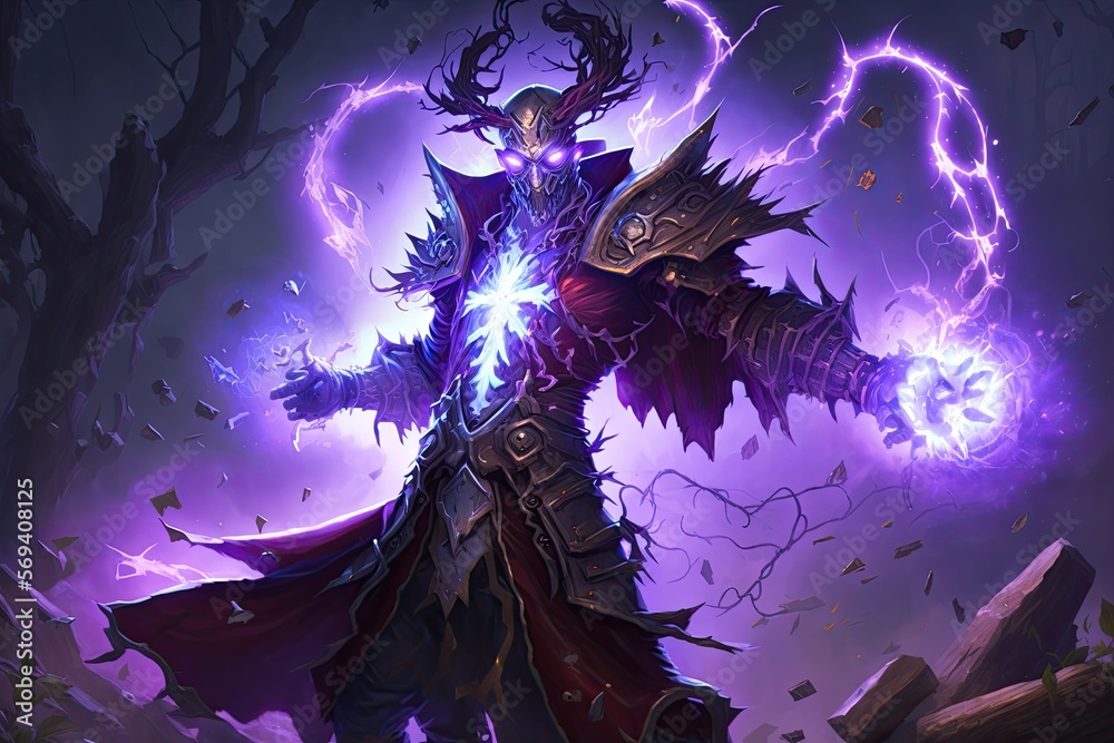 A powerful shadow priest, who can heal allies and damage enemies with ...