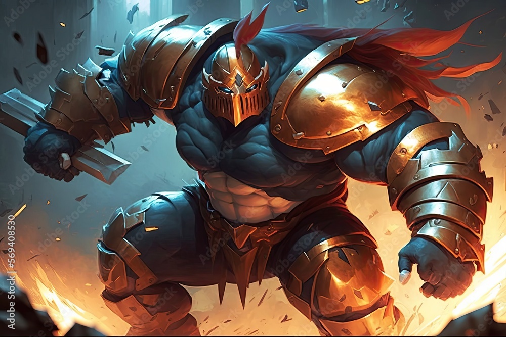 A skilled warrior, who can increase his own speed and damage with his ...