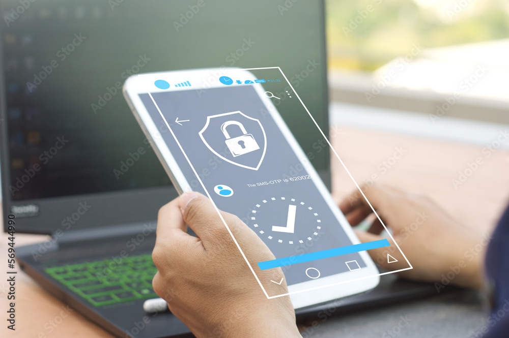 using OTP (one-time password), secure payment messages on a mobile ...