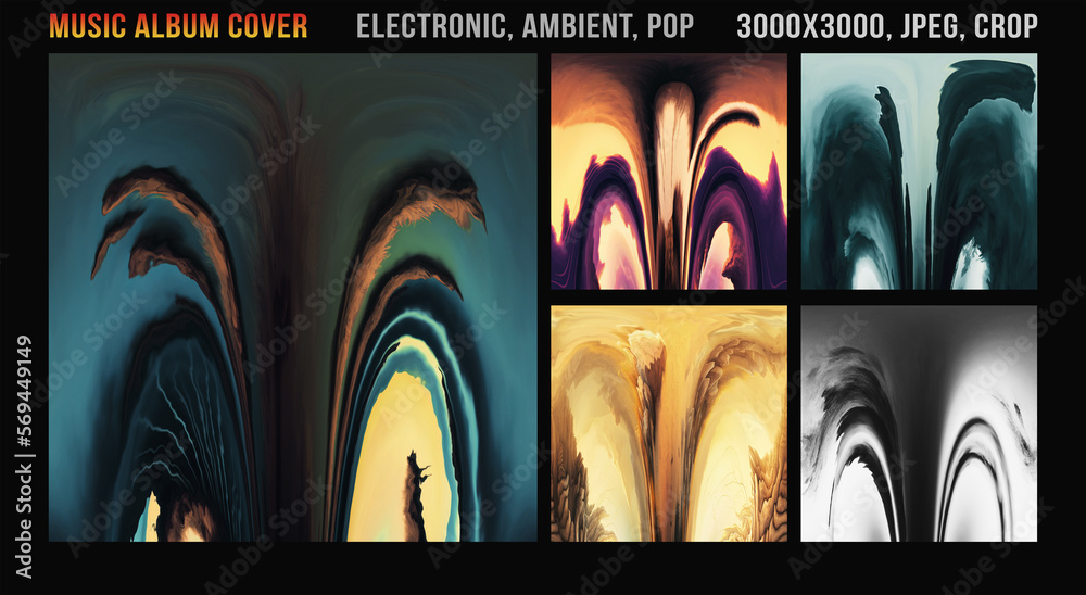 Music Album Cover for the Web Presentation. Vinyl and CD DVD artwork ...