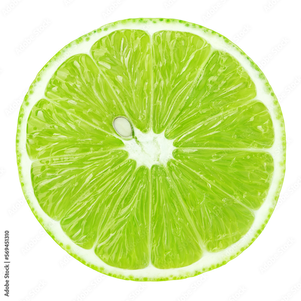Green Lemon Slice Hd