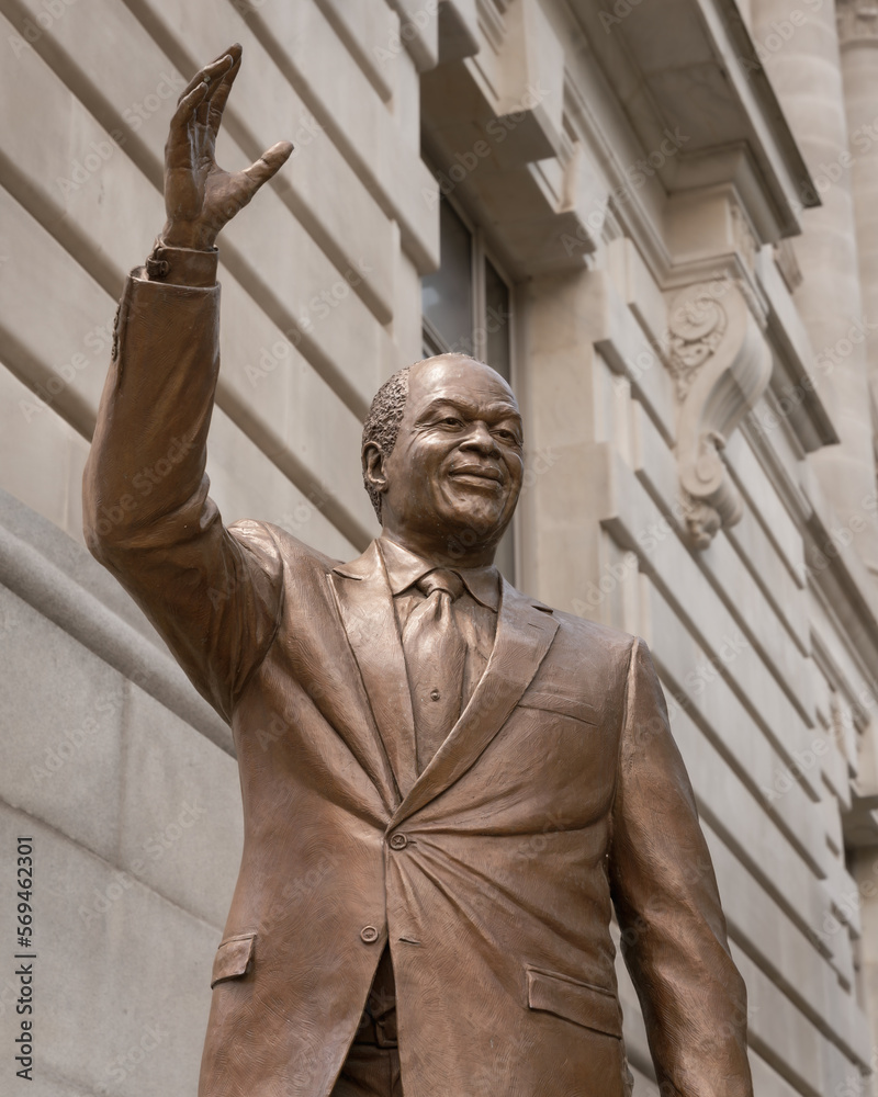 WASHINGTON, D.C., USA - JUNE 04, 2022: Statue of former Mayor Marion ...