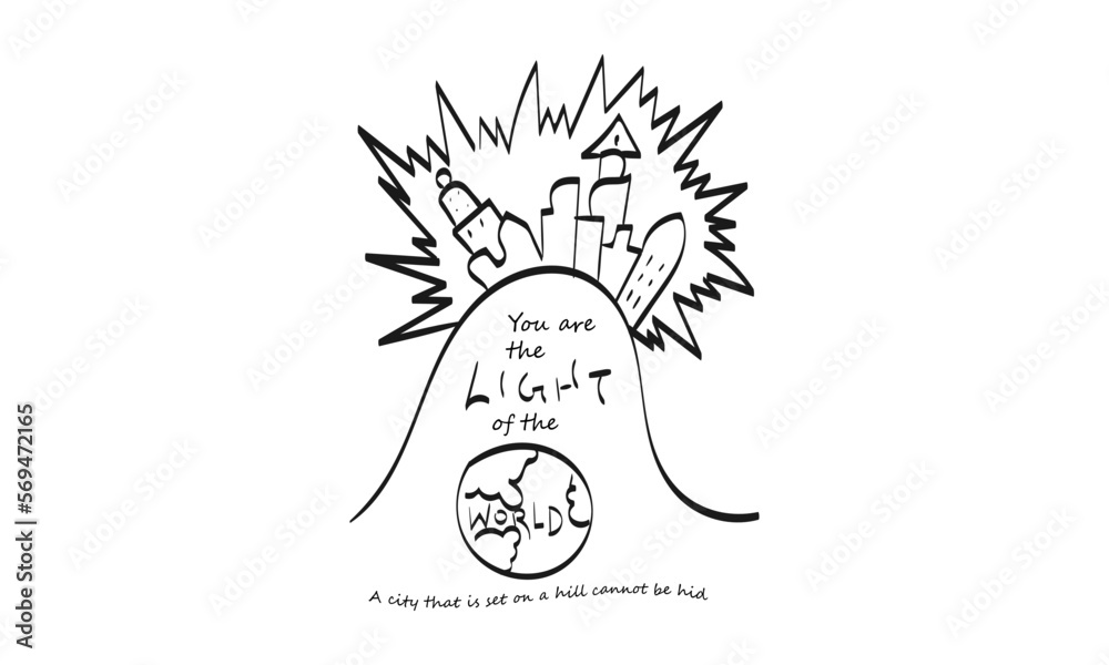 Scripture Illustration for Tattoo design. The message of the Gospel of ...