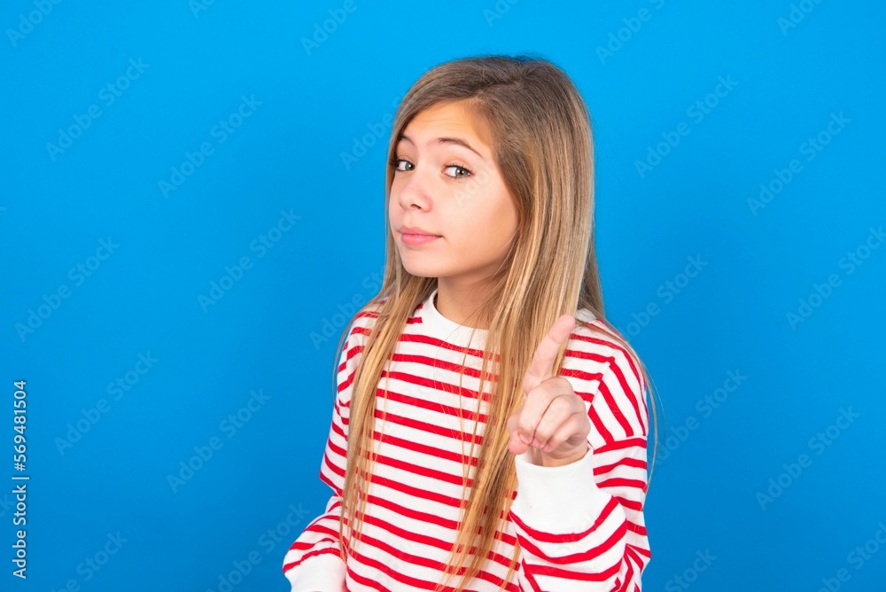 No sign gesture. Closeup portrait unhappy caucasian teen girl wearing ...