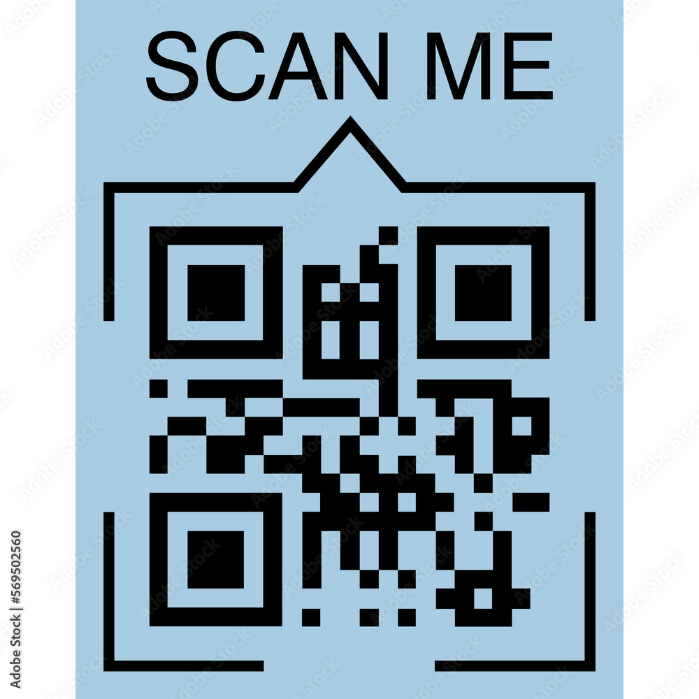 QR Code Colorful Frame For Scanning Scan Me Phone Tag Template Of QR qr-code-colorful-frame-for-scanning-scan-me-phone-tag-template-of-qr