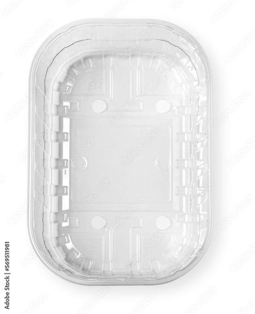 Little transparent plastic tray Stock Photo | Adobe Stock